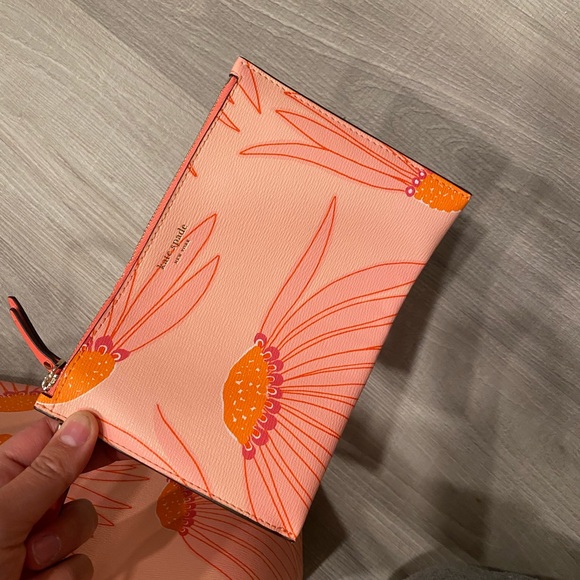 Bags | Kate Spade Pink Flower Large Tote Bag | Poshmark